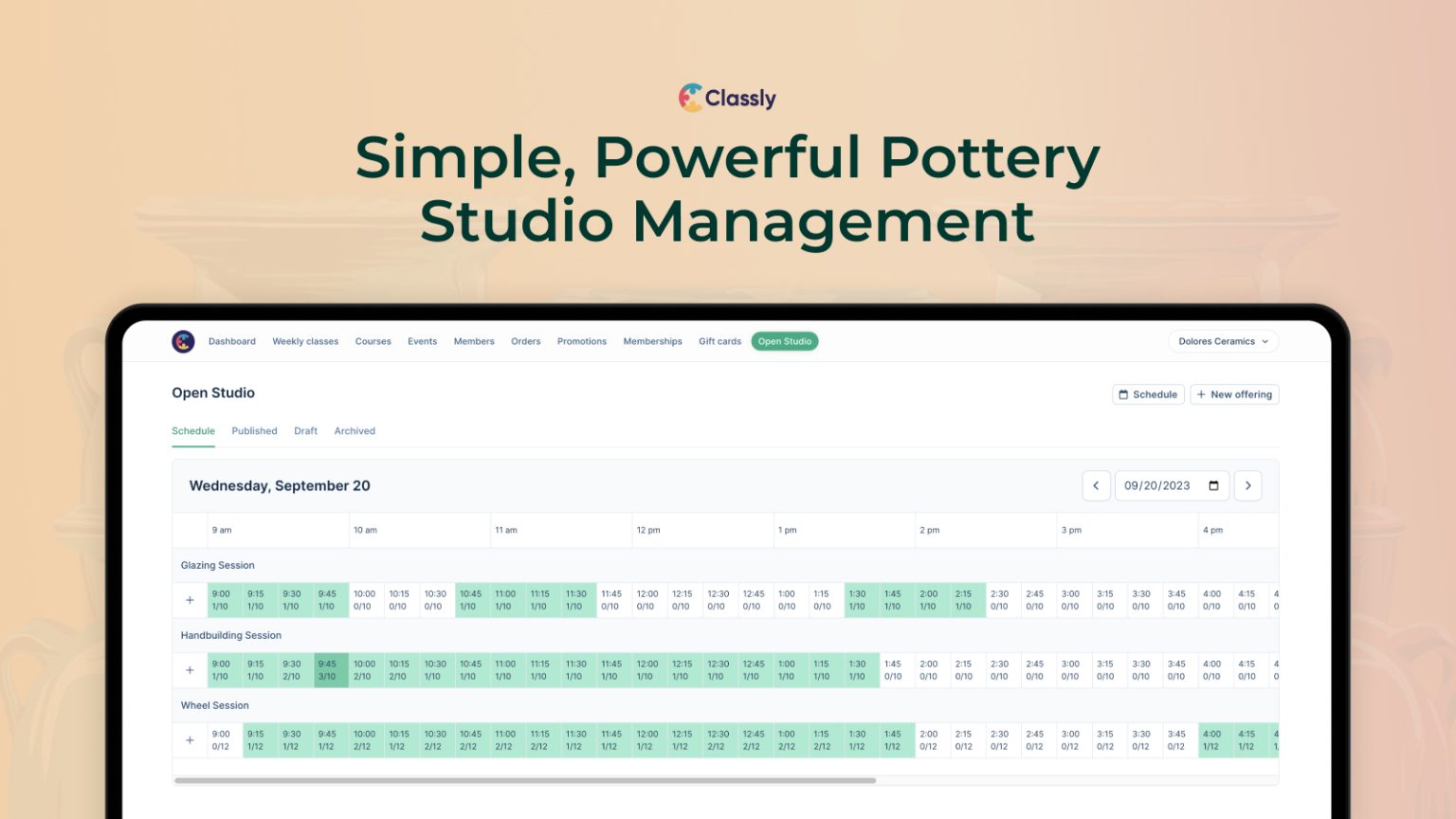 Get Simple, Powerful Pottery Studio Management with Classly - Ceramics Now