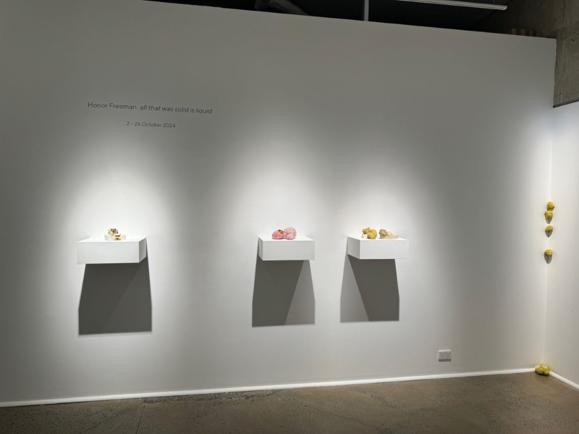Honor Freeman: All that was solid is liquid at Sabbia Gallery, Sydney ...