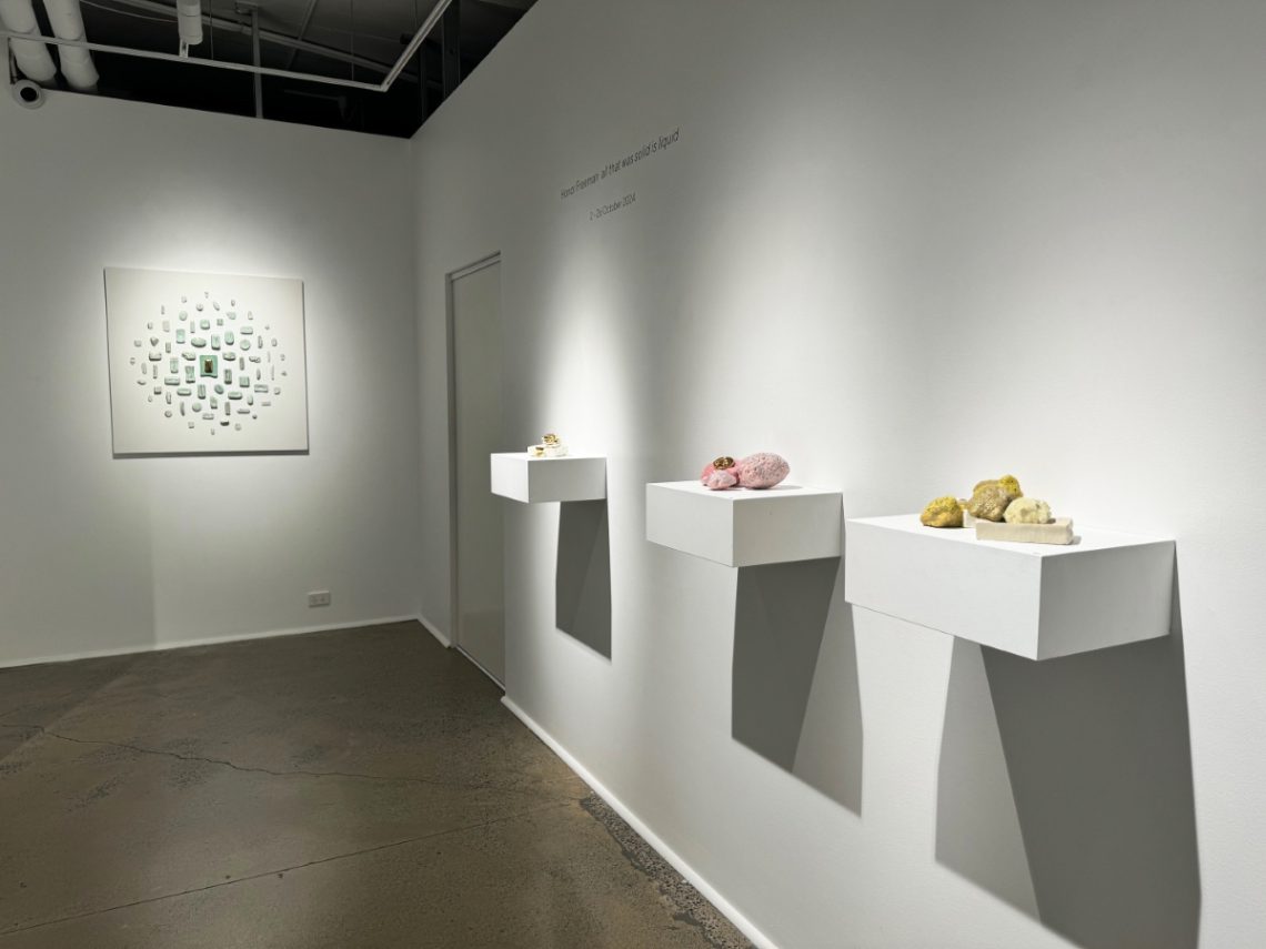 Honor Freeman: All that was solid is liquid at Sabbia Gallery, Sydney ...