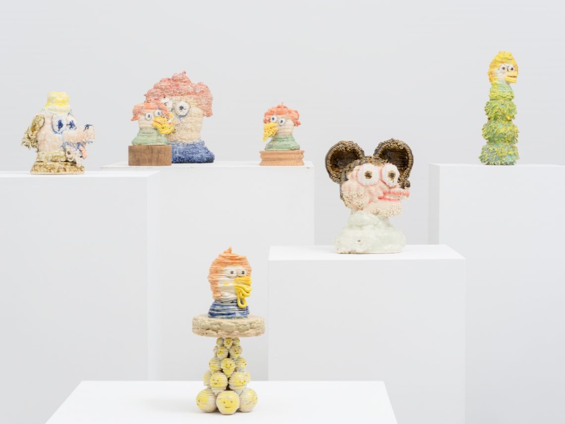 Eun-Ha Paek: Plumage at Stroll Garden, Los Angeles - Ceramics Now