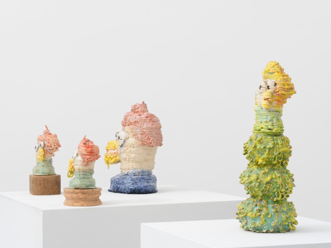 Eun-Ha Paek: Plumage at Stroll Garden, Los Angeles - Ceramics Now