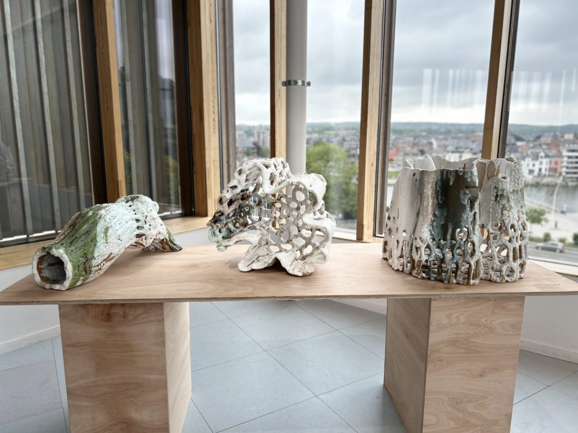 Alive & Unfolding contemporary ceramics exhibition at le Delta, Namur ...